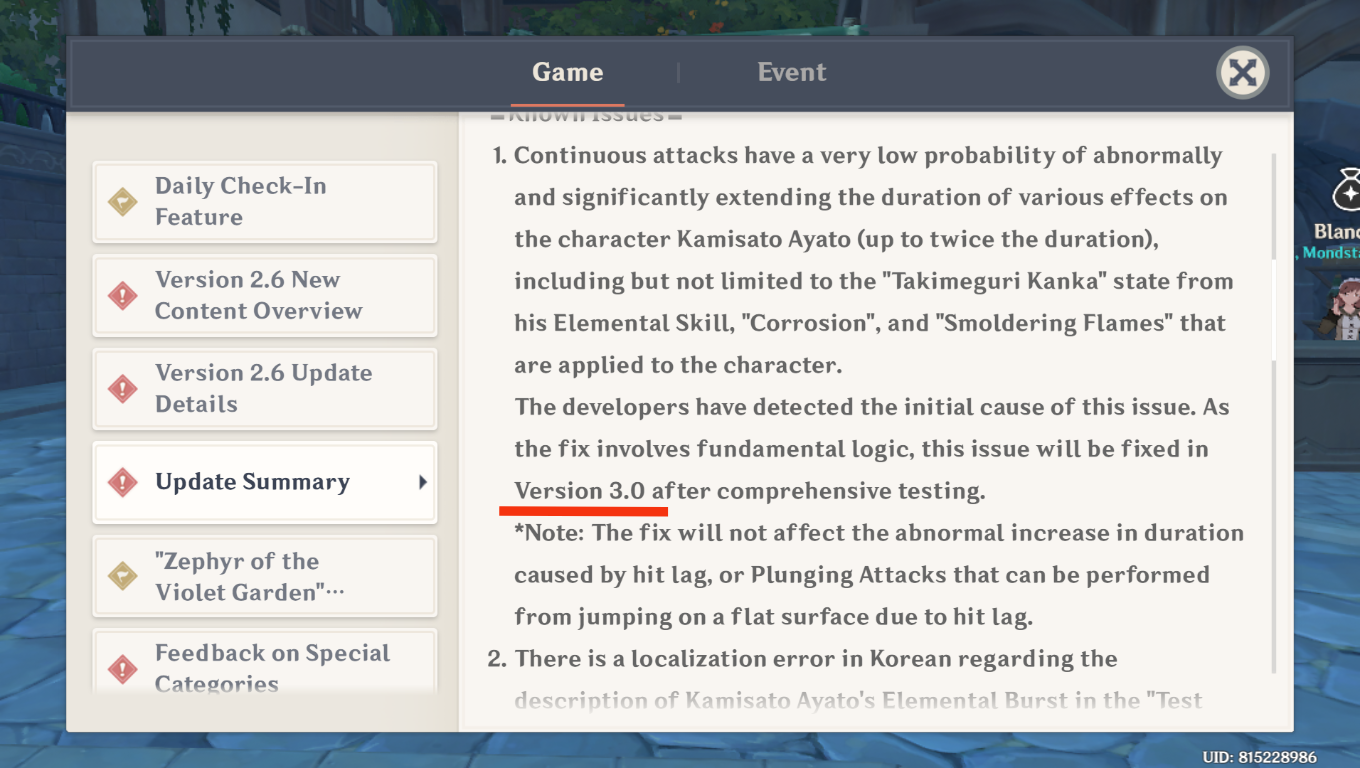 Next Update is Version 3.0? Genshin Impact | HoYoLAB