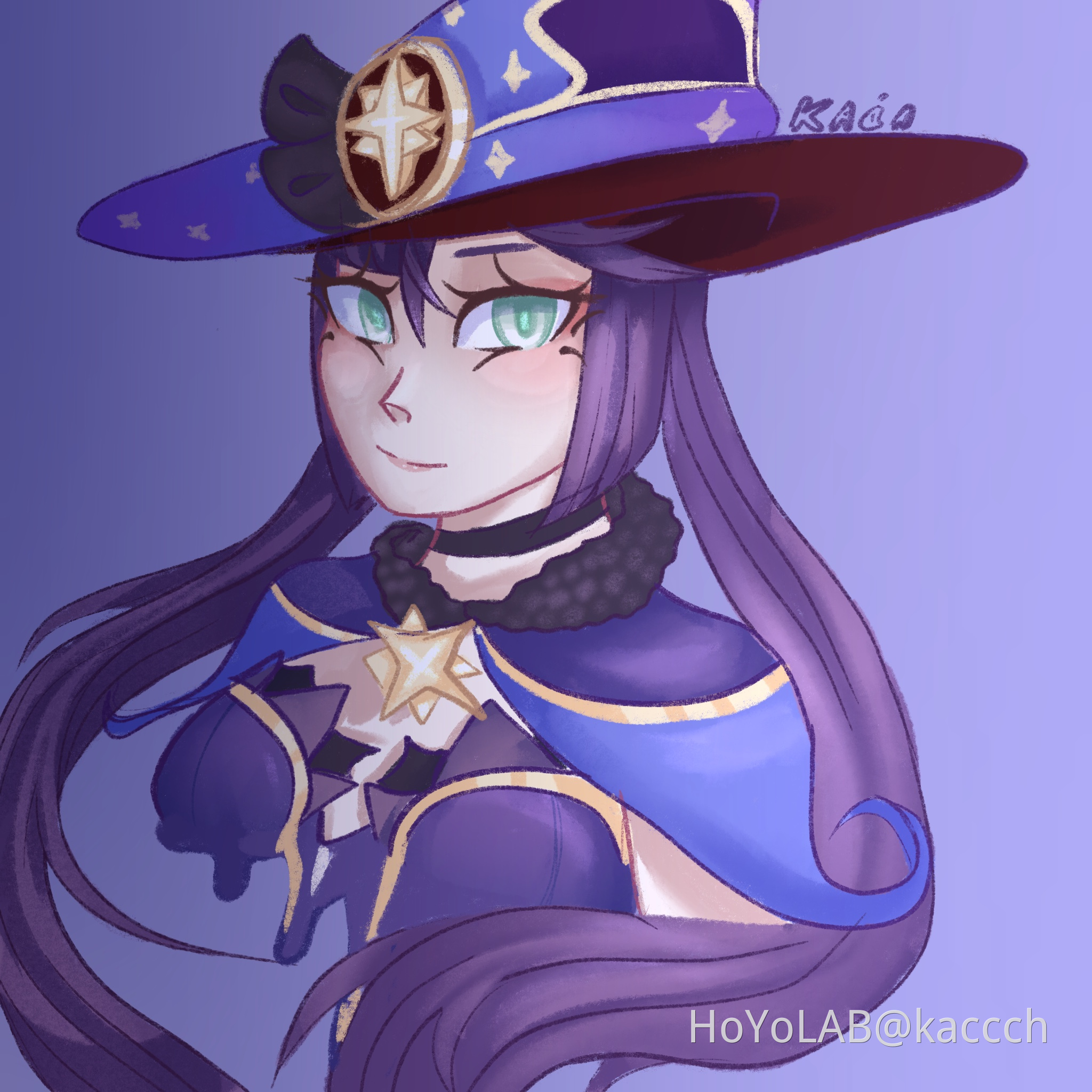 Mona portrait Genshin Impact | HoYoLAB