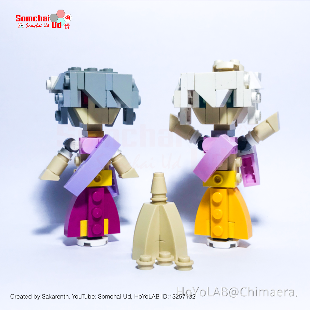 My LEGO Rita and Kiana Chibi in Songkran Festival Theme! Honkai Impact ...