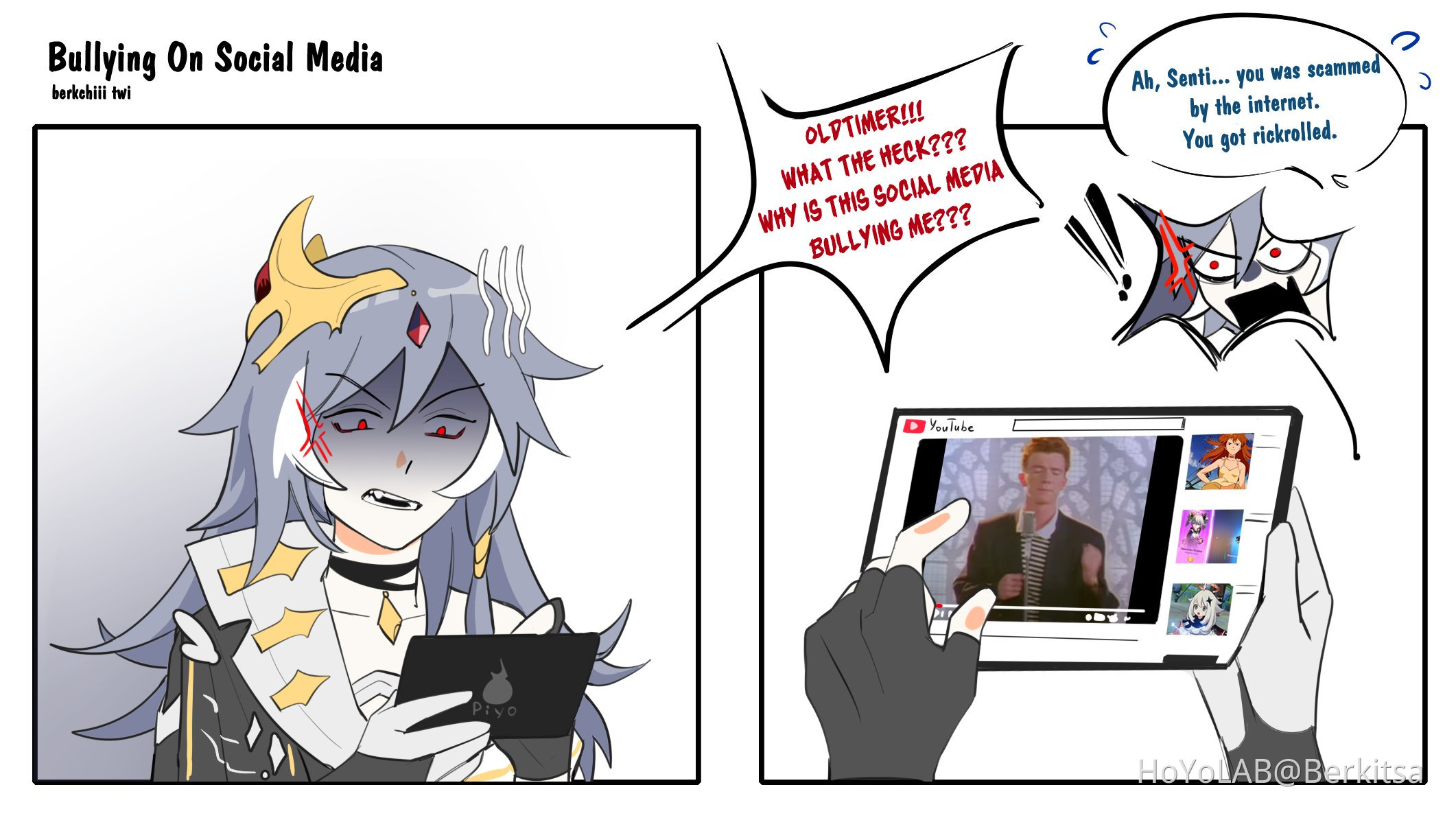 Senti was trolled by the scammers Honkai Impact 3rd | HoYoLAB