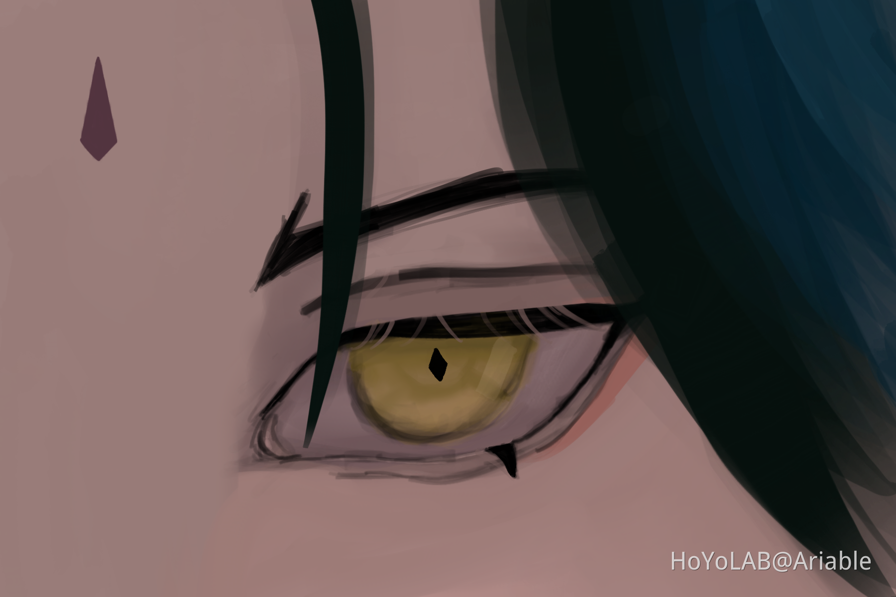 Xiao eye study Genshin Impact | HoYoLAB