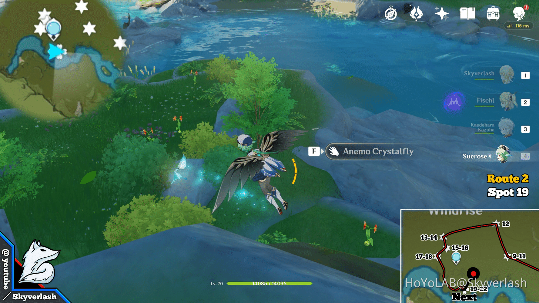 [Mondstat Specialty] 78 Windwheel Aster Farming Routes Genshin Impact ...