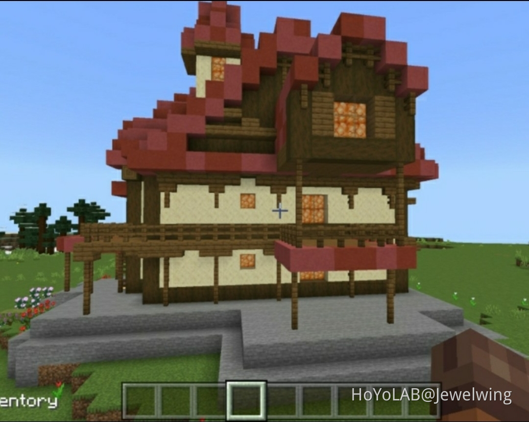 I built the Mondstadt house in Minecraft🥳 | Genshin Impact | HoYoLAB