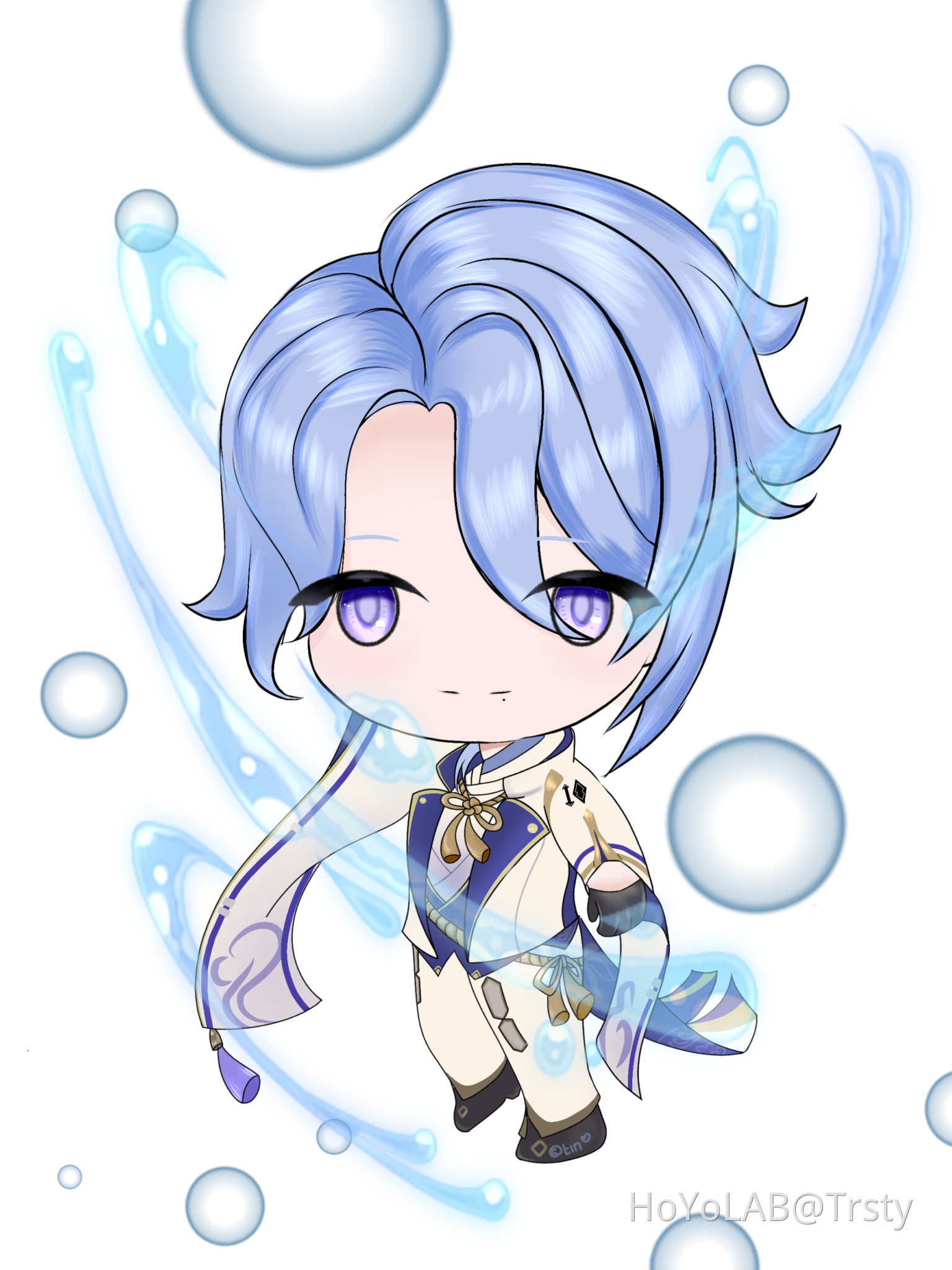 Chibi Ayato Genshin Impact | HoYoLAB