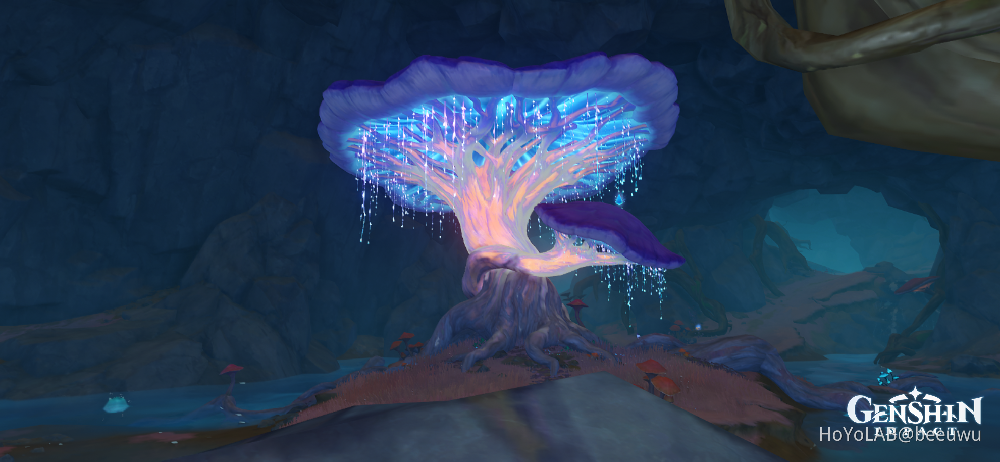 Just me that finds this Mushroom entity thing creepy 🫣 Genshin Impact ...