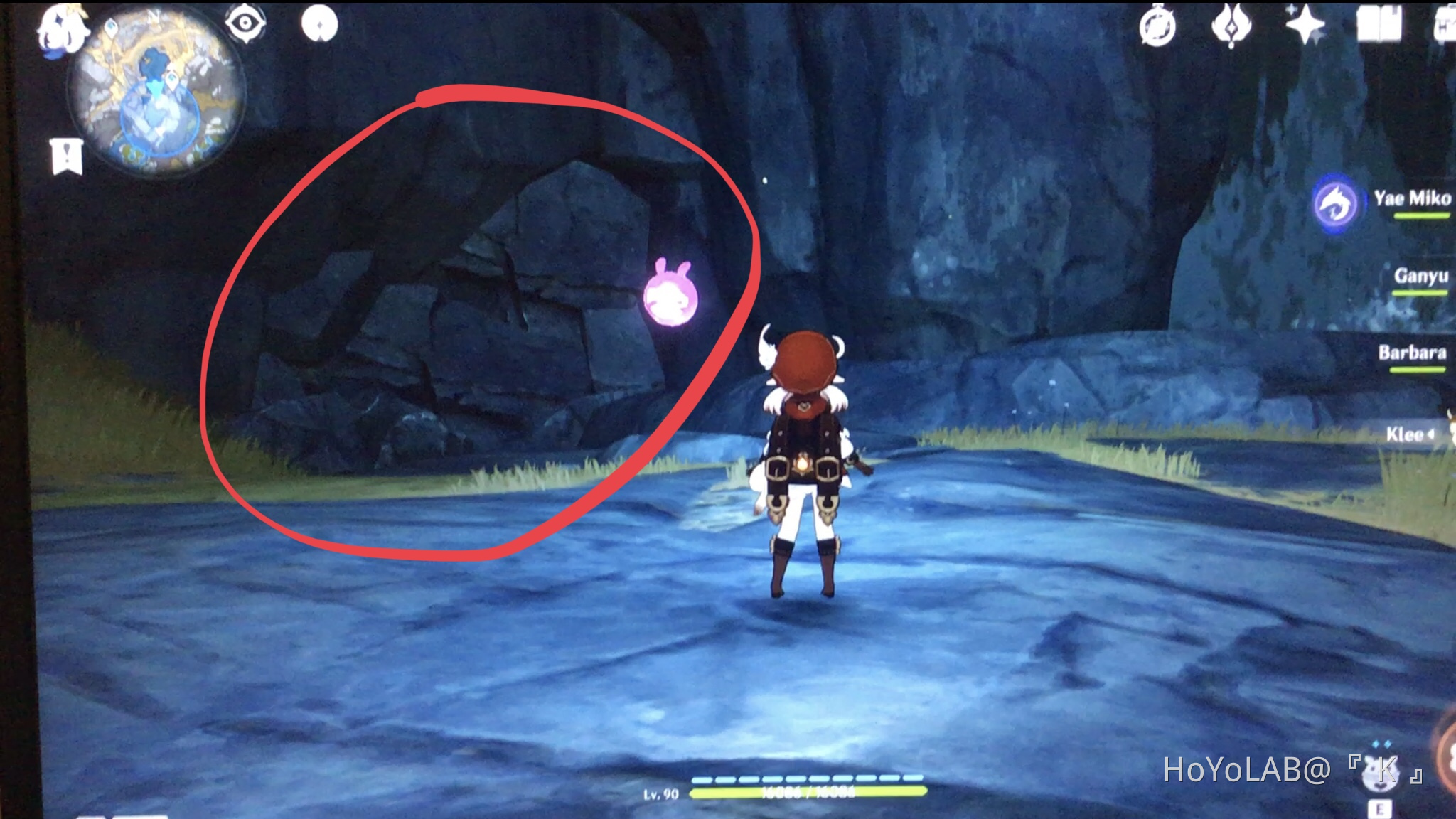 Strange rocks in Chasm near Underground Waterway Genshin Impact | HoYoLAB