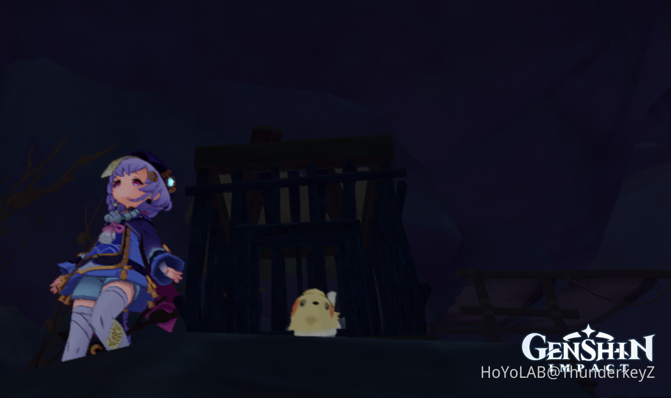 Qiqi and a finch Genshin Impact | HoYoLAB