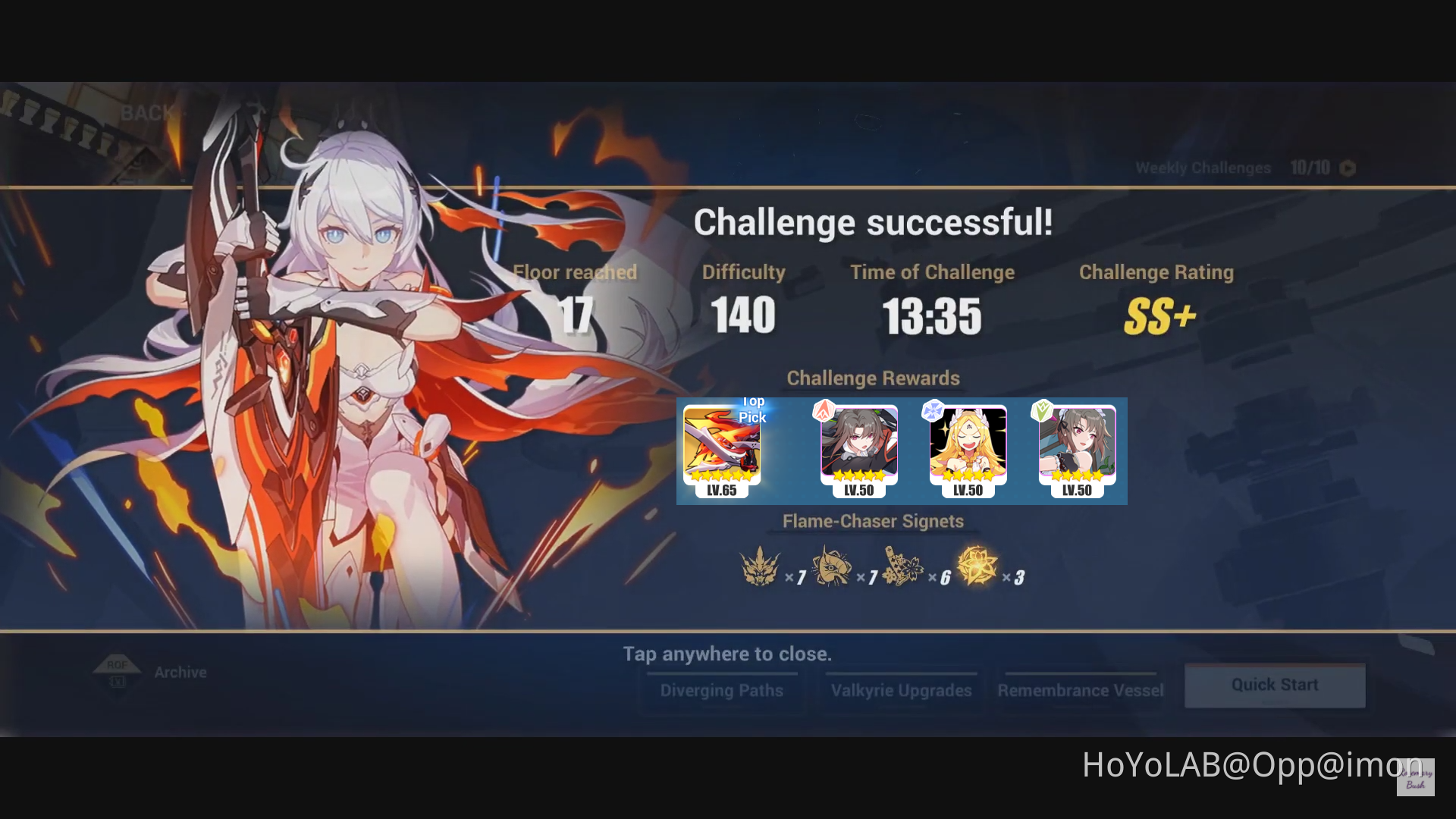 Ragna set is decent on HoF Honkai Impact 3rd | HoYoLAB