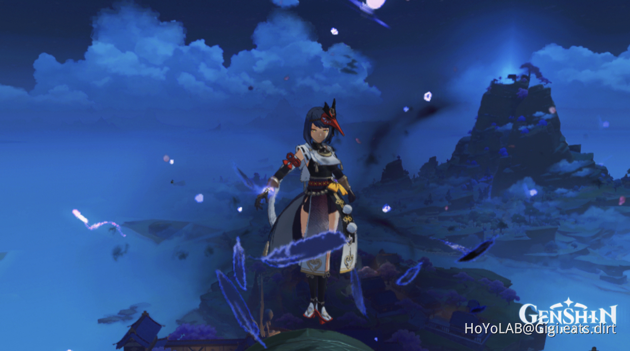 Random characters with random scenery part 5 Genshin Impact | HoYoLAB