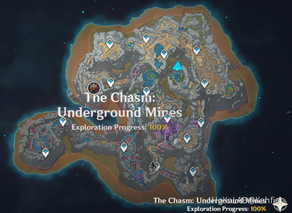 Underground Chasm 100% Exploration!!!!!!! FINALLY Genshin Impact | HoYoLAB