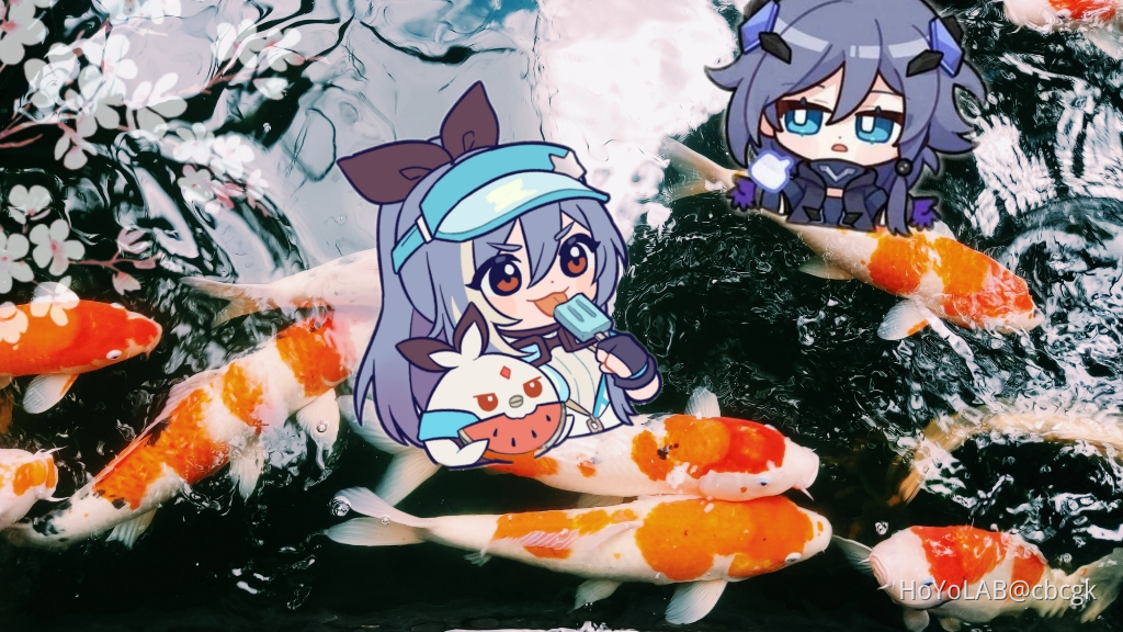 Spring Time with Hua and Senti! | HoYoLAB