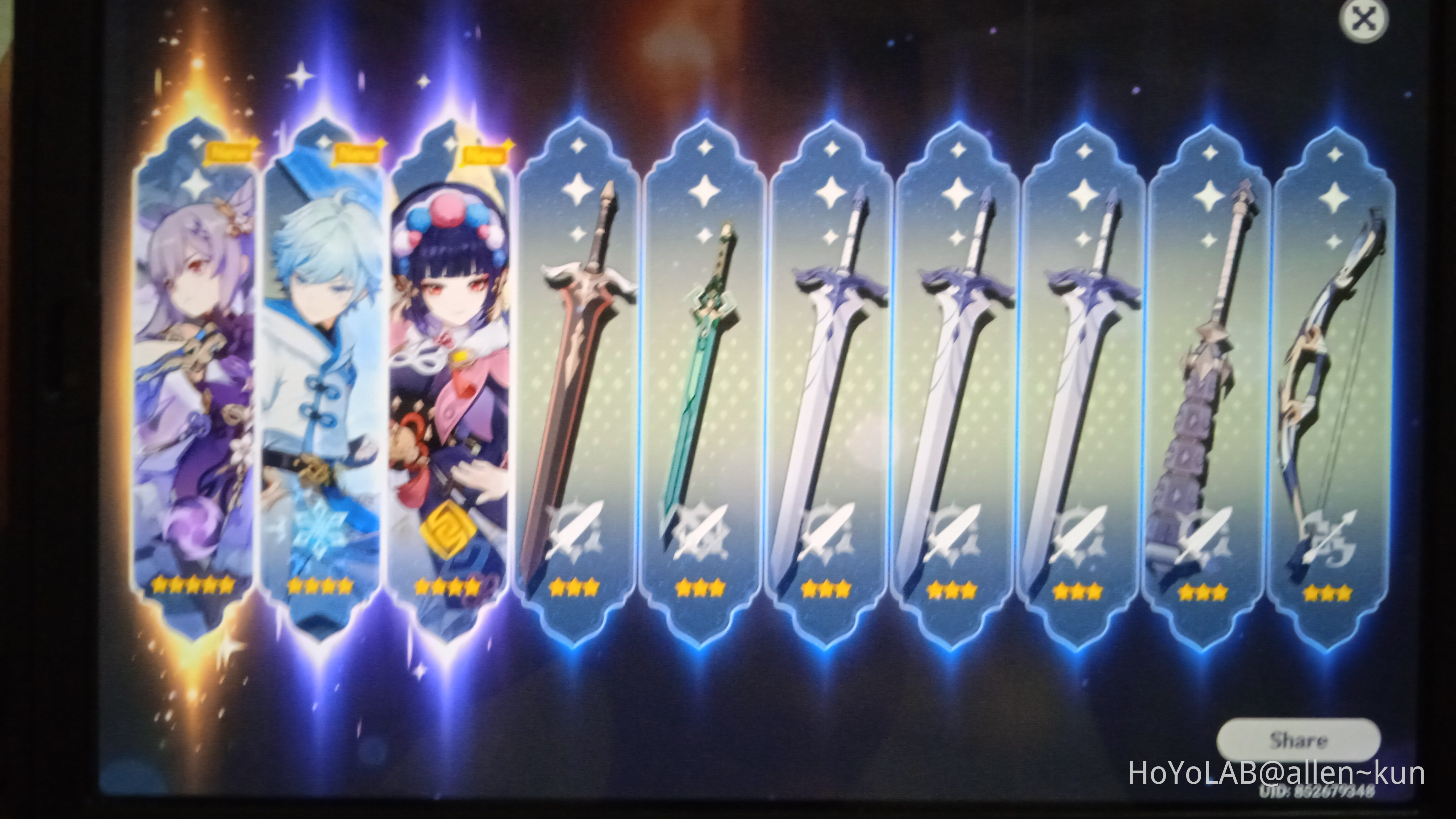 lose 50 out of 50 Genshin Impact | HoYoLAB