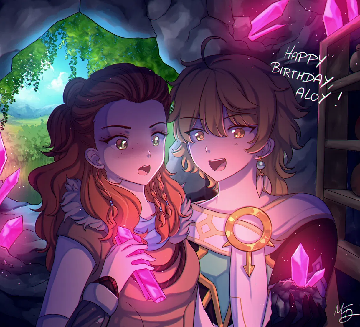 Happy Birthday, Aloy Genshin Impact | HoYoLAB