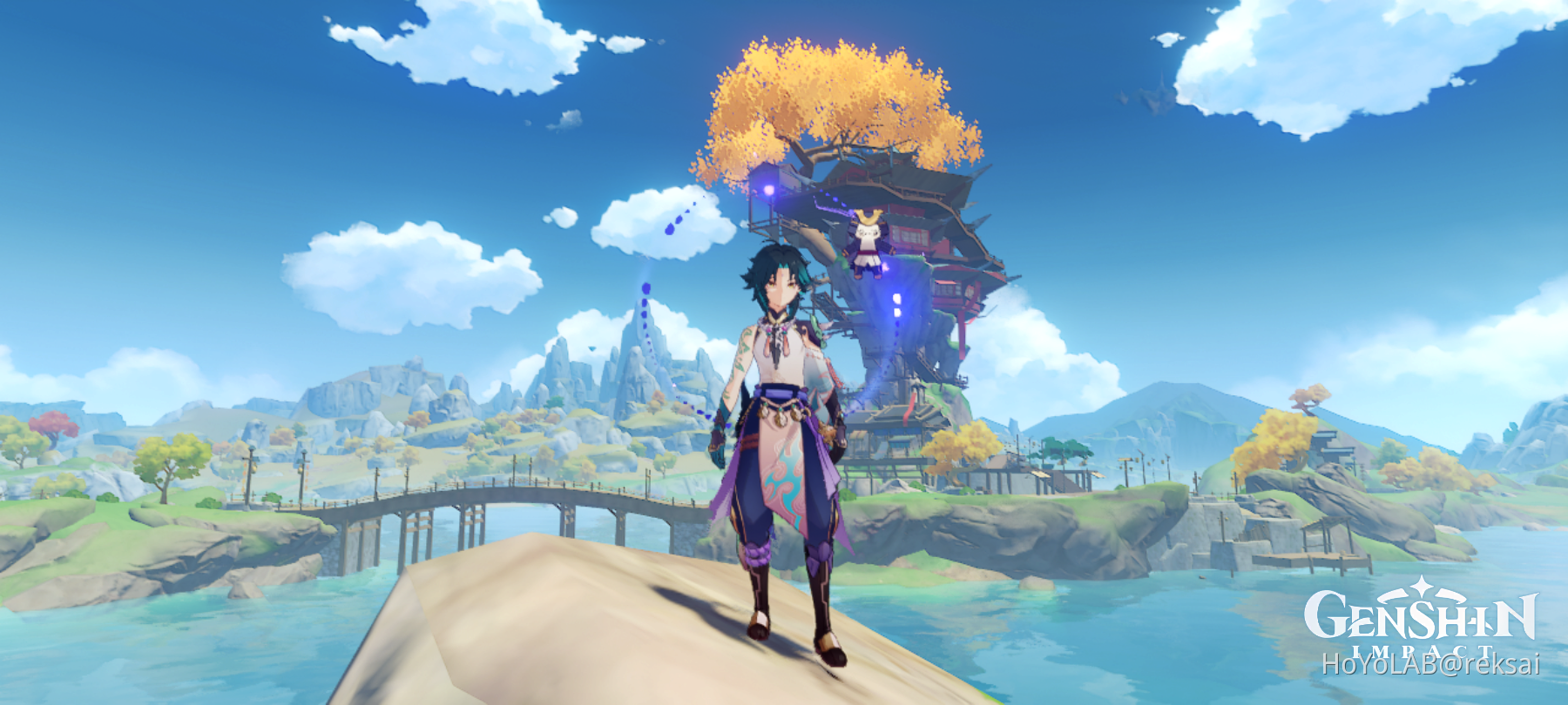 xiao and his favourite place Genshin Impact | HoYoLAB