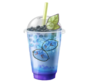 🔵 Blue Boba Milk Tea 🥛 (Ayato's Original Drink) 🧊 April Fool's Special ...