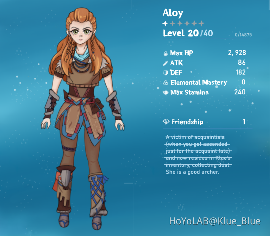 Happy Birthday, Aloy! Genshin Impact | HoYoLAB