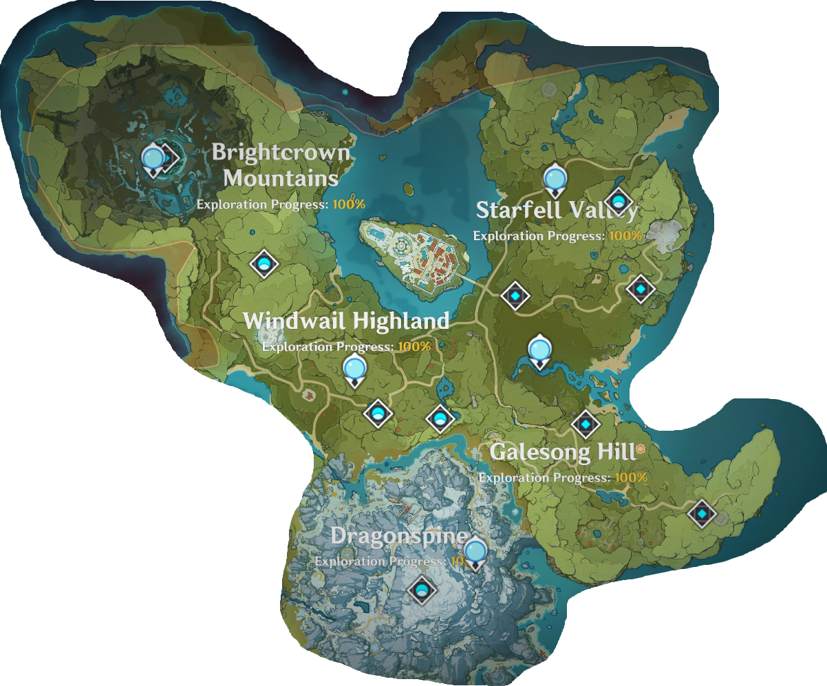 FINALLY 100% EXPLORATION ON ALL AVAILABLE MAPS!!!!! Genshin Impact ...