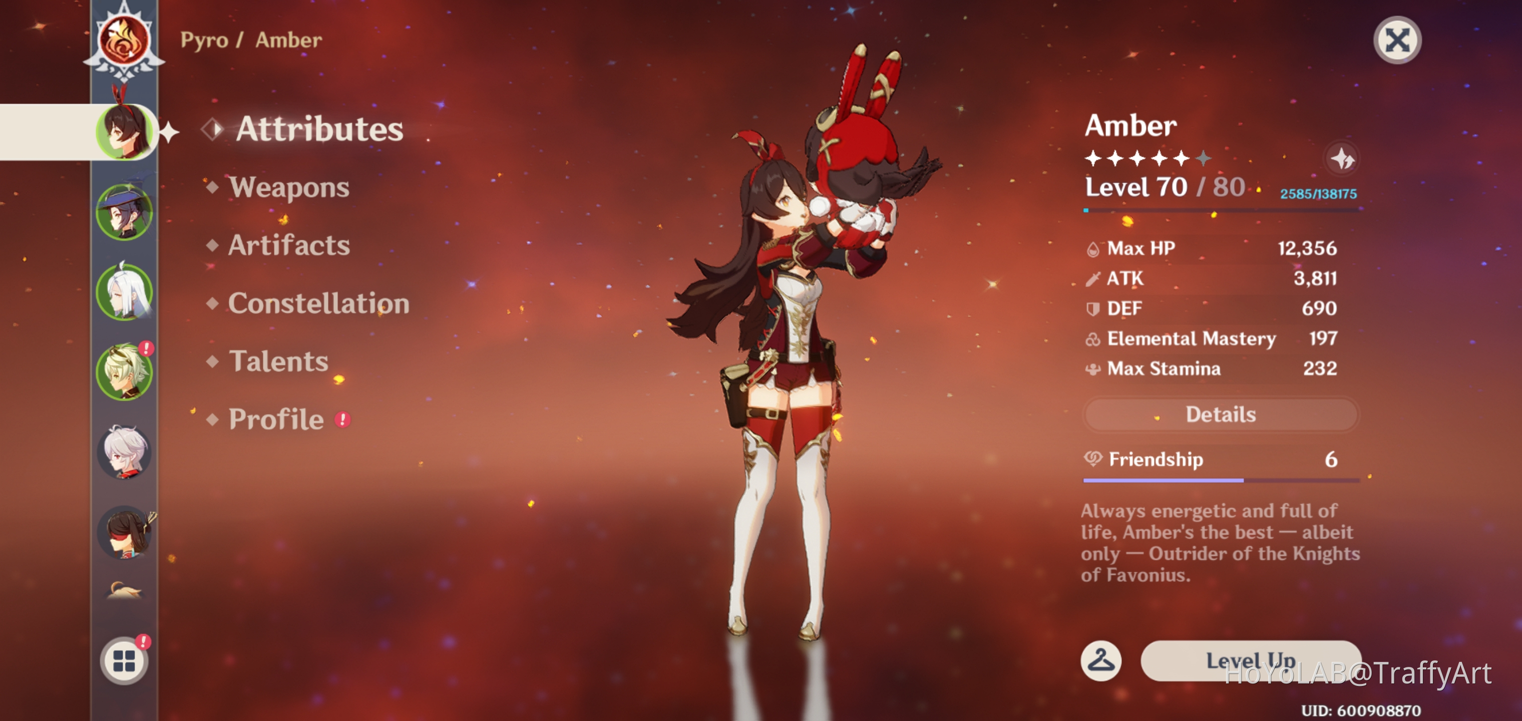 I decided to build my Amber Genshin Impact | HoYoLAB