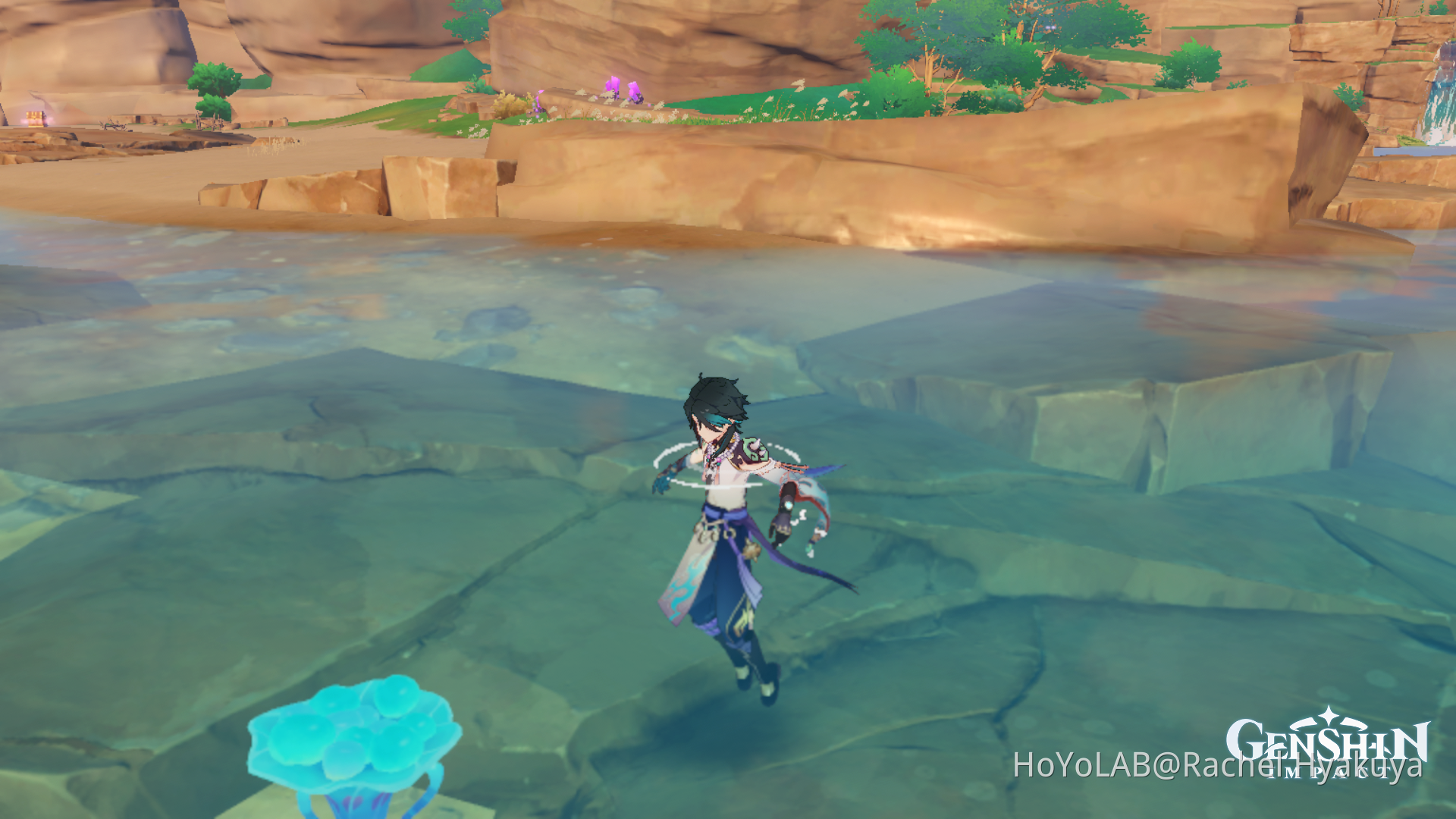 Xiao in shallow water... Genshin Impact | HoYoLAB