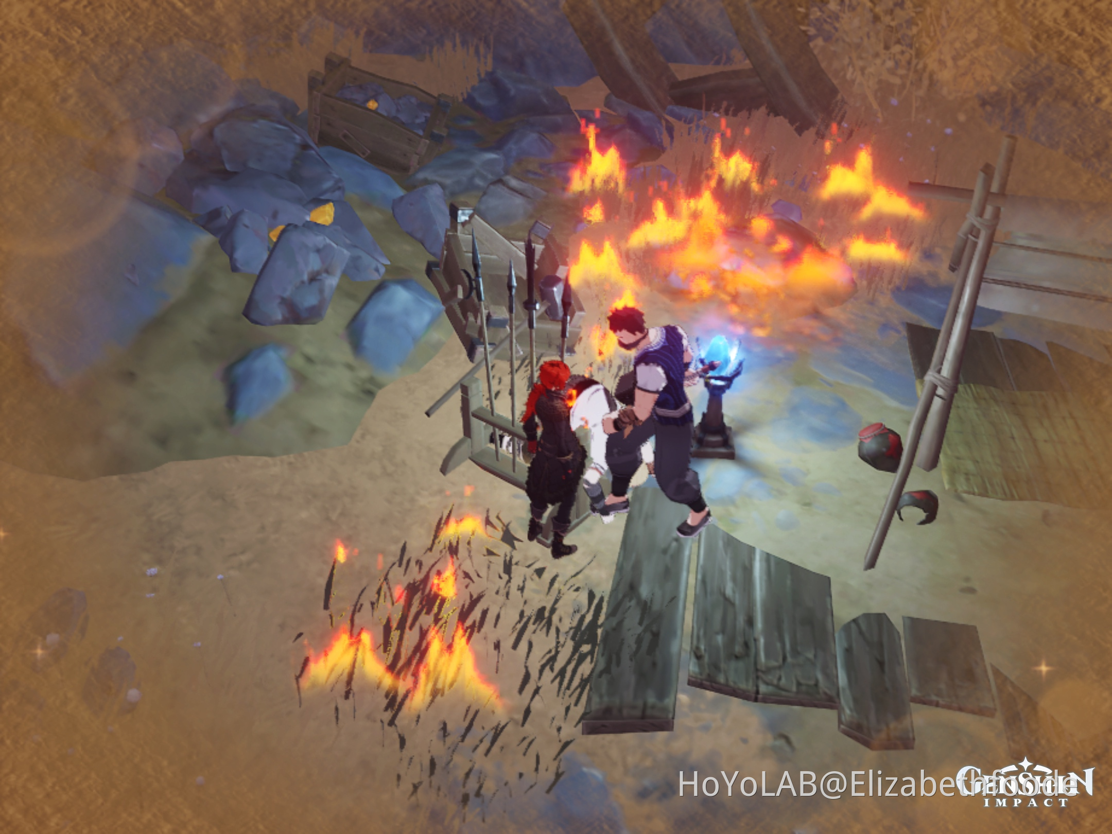 In the middle of fighting! Genshin Impact | HoYoLAB