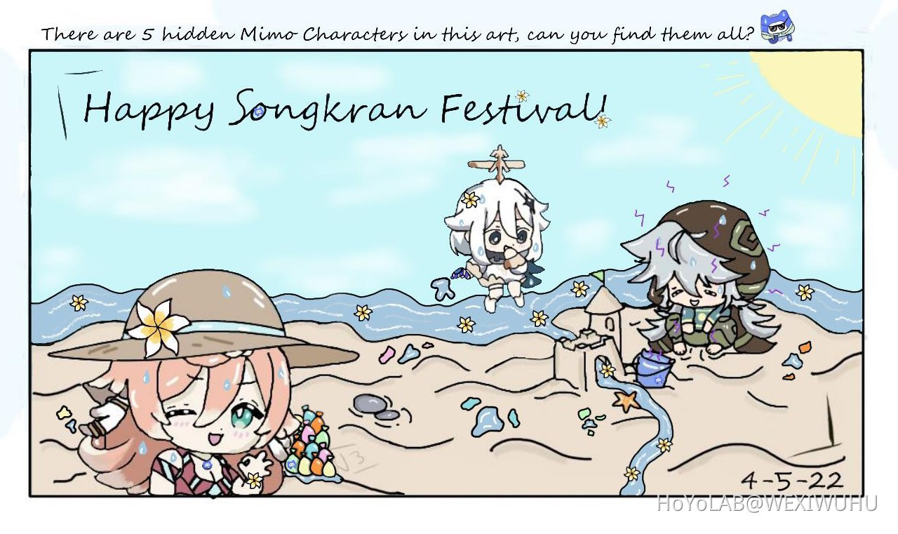 100 ways to enjoy the Songkran Festival. | HoYoLAB