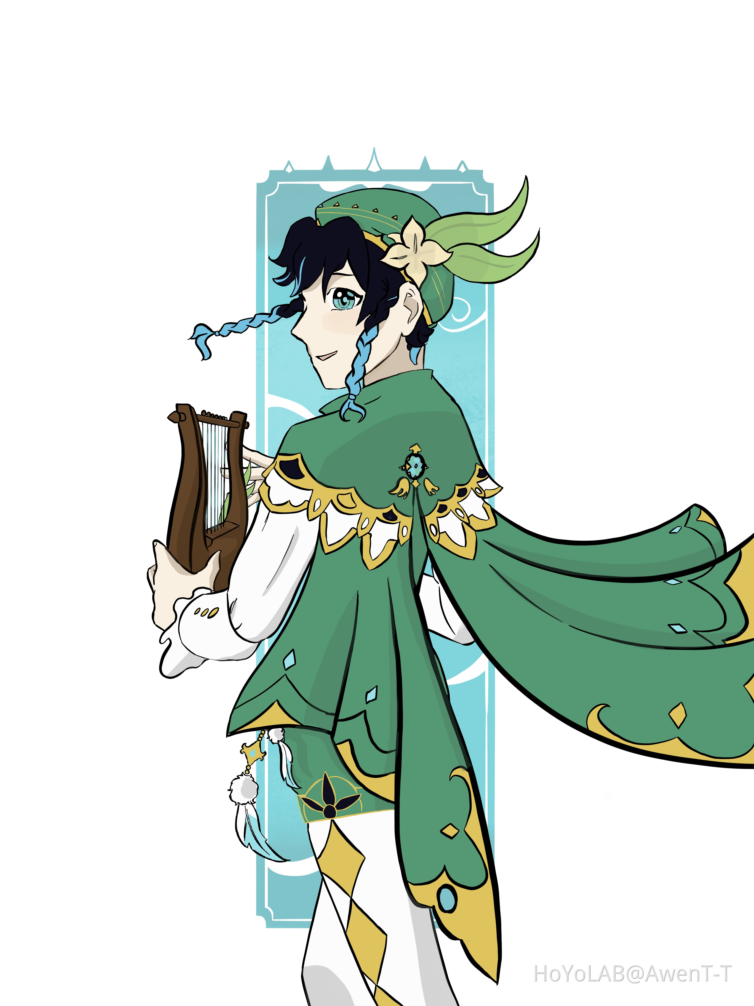 Venti Art/First post! Genshin Impact | HoYoLAB