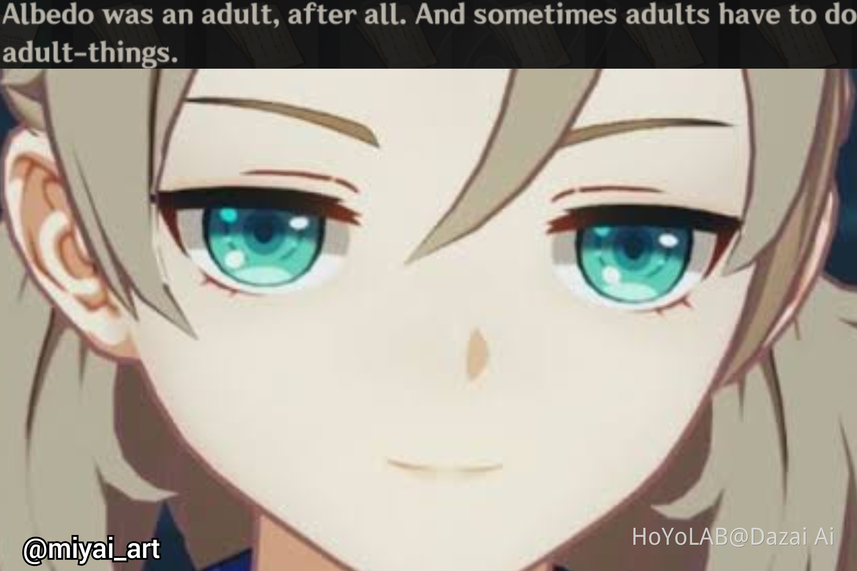 WHAT "ADULT-THINGS", ALBEDO? Genshin Impact | HoYoLAB