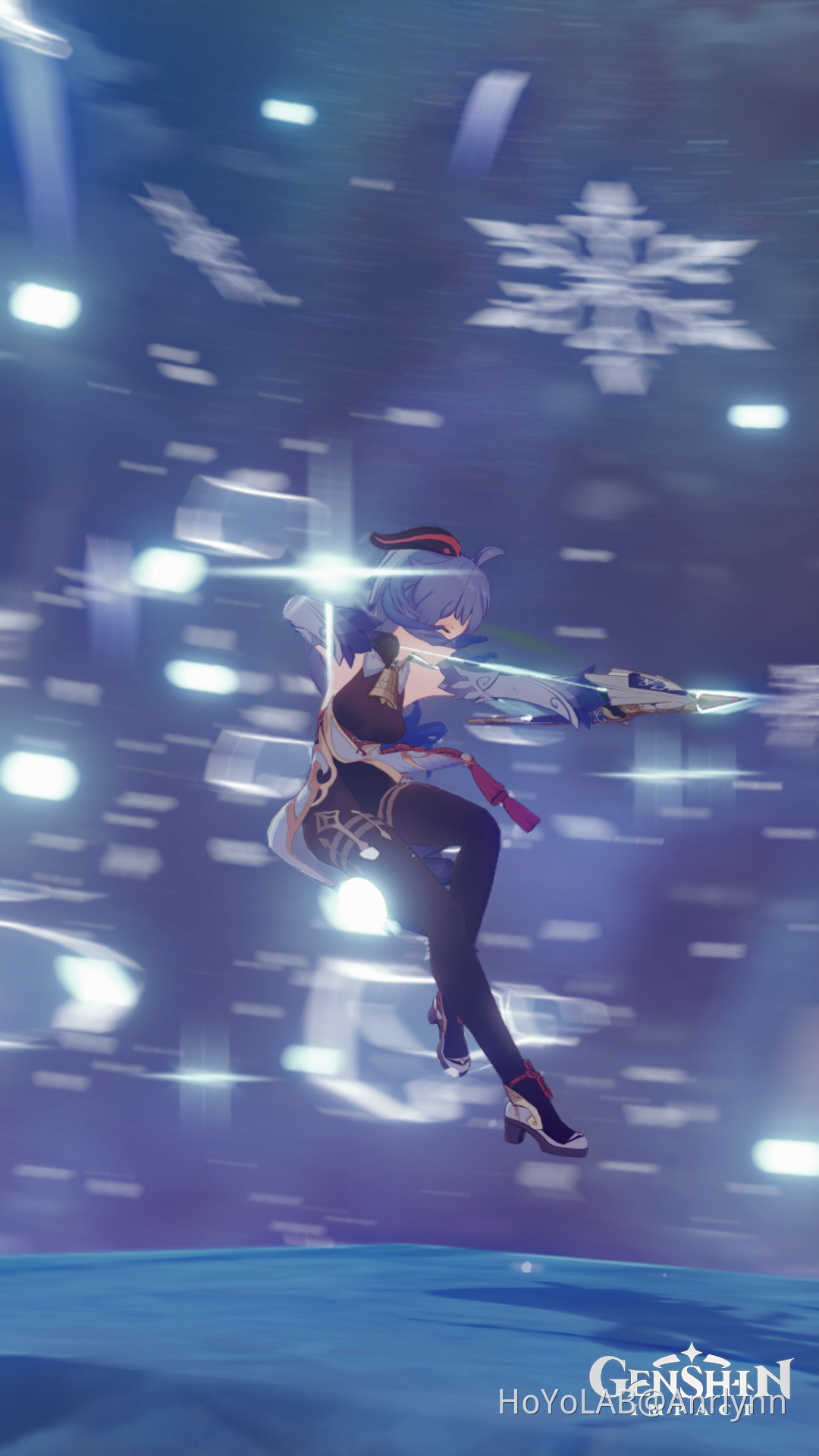 Blooming frost in the tranquil night at Mt. Hulao | Genshin Impact ...