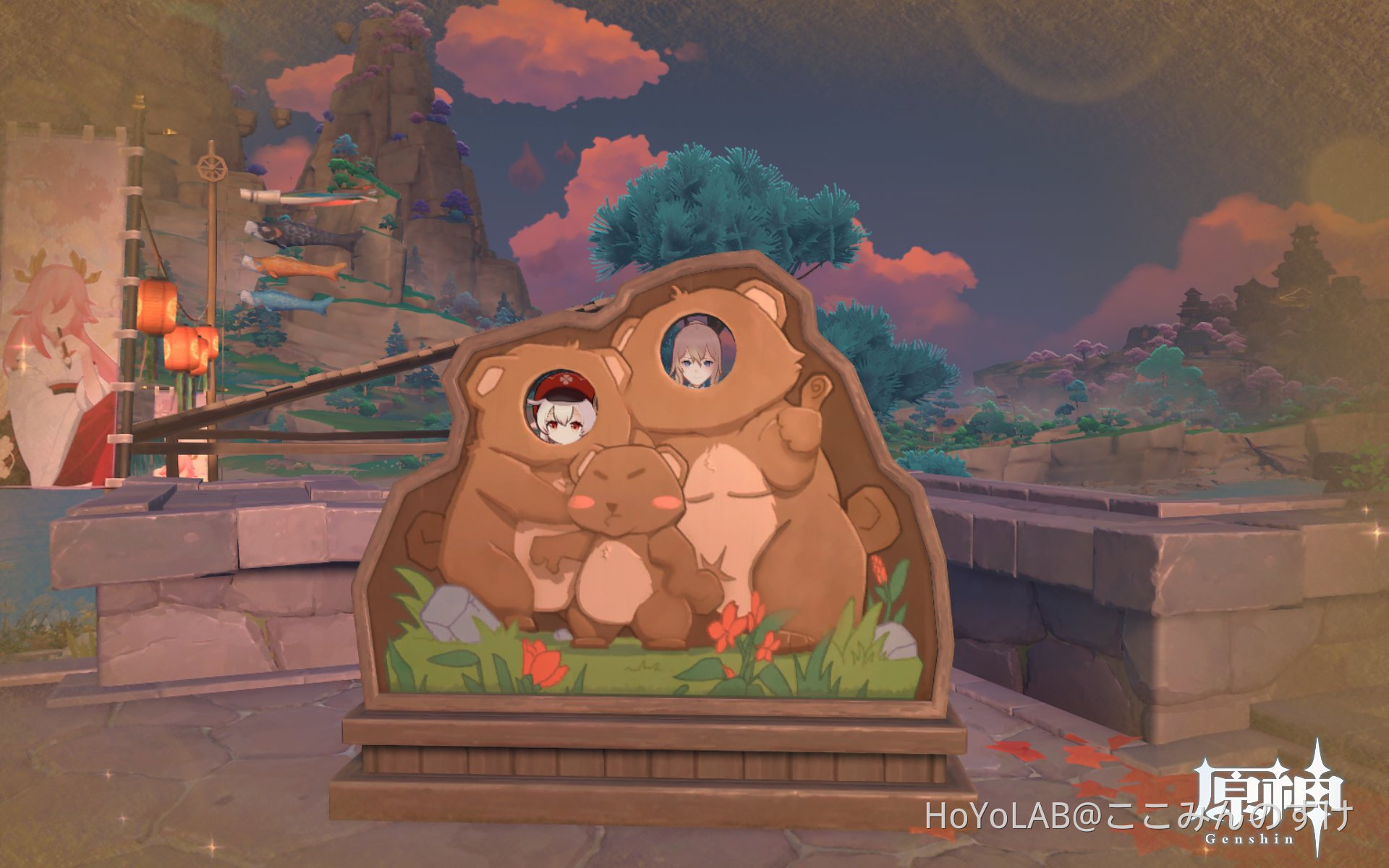 Klee and Jean enjoying the festival/クレートジン団長の記念写真 Genshin Impact | HoYoLAB