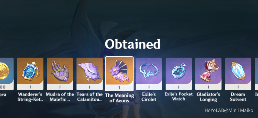 Lucky raiden boss drops Genshin Impact | HoYoLAB