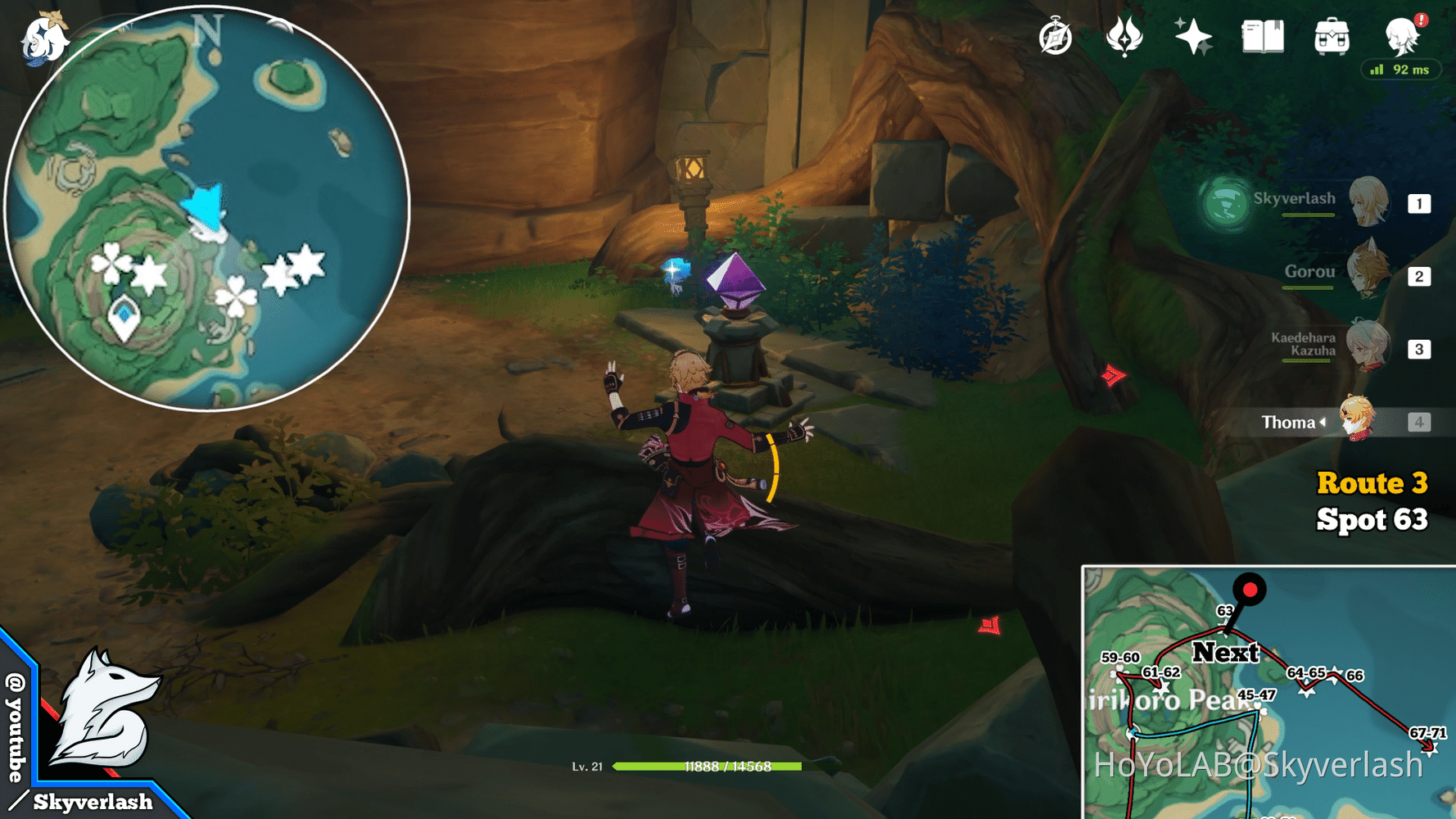 [Inazuma Specialty] 71 Fluorescent Fungus Farming Routes Genshin Impact ...