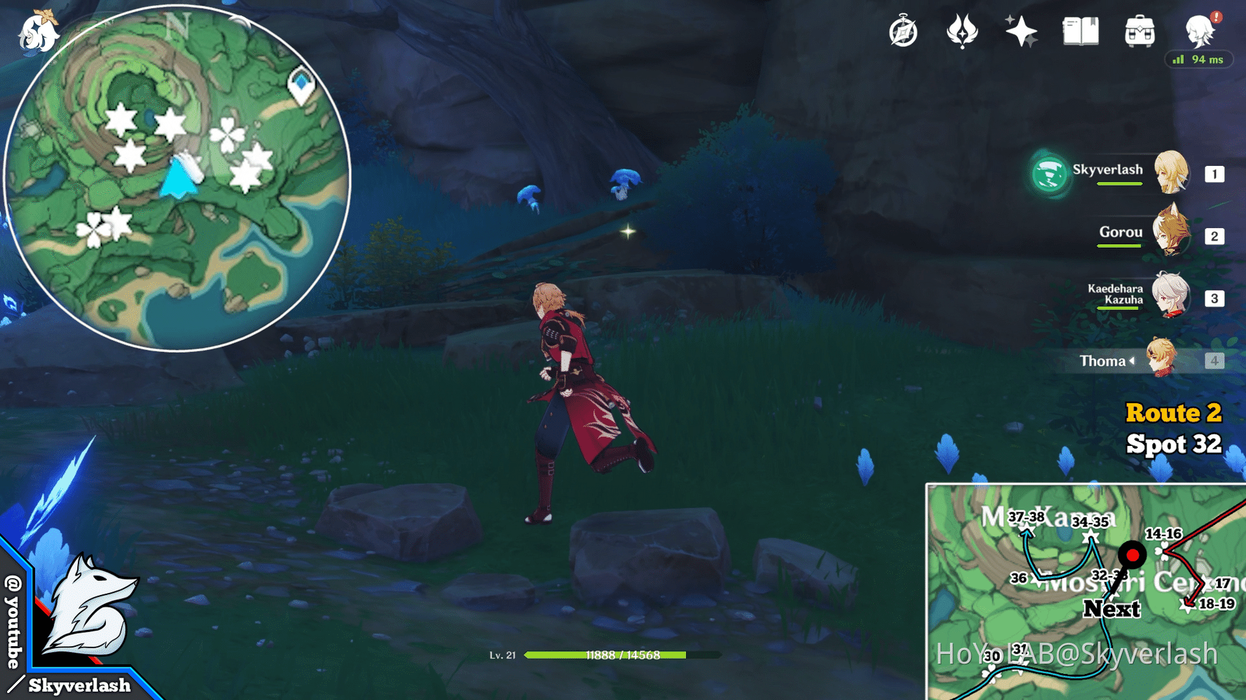 [Inazuma Specialty] 71 Fluorescent Fungus Farming Routes Genshin Impact ...