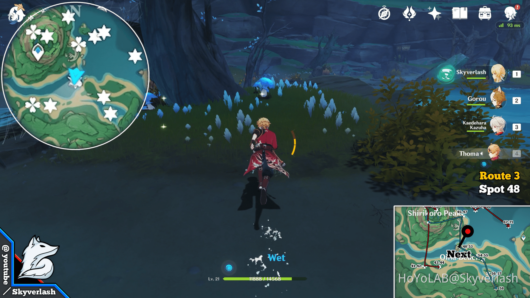 [Inazuma Specialty] 71 Fluorescent Fungus Farming Routes Genshin Impact ...