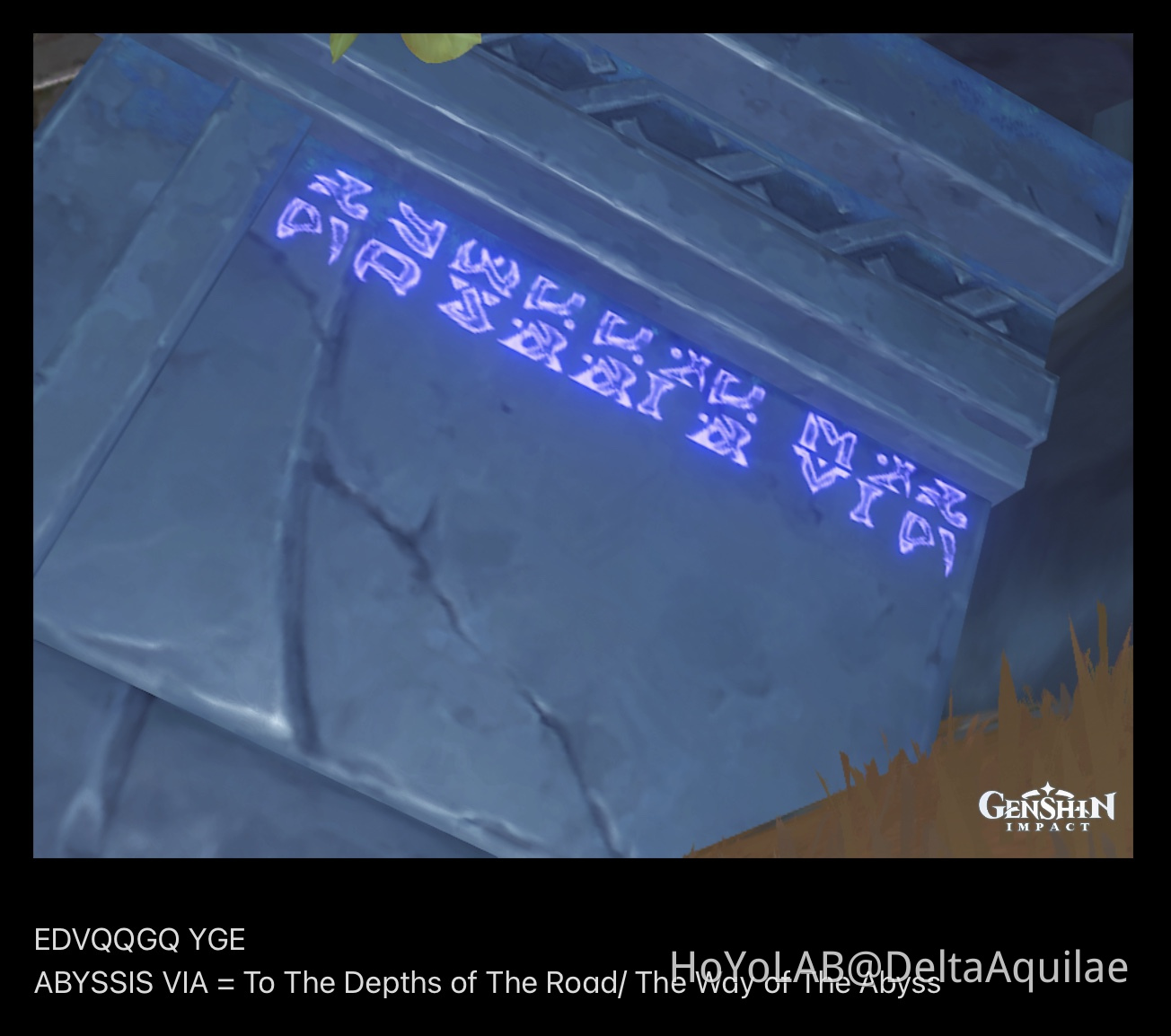 Translating Abyss Inscription? Genshin Impact | HoYoLAB