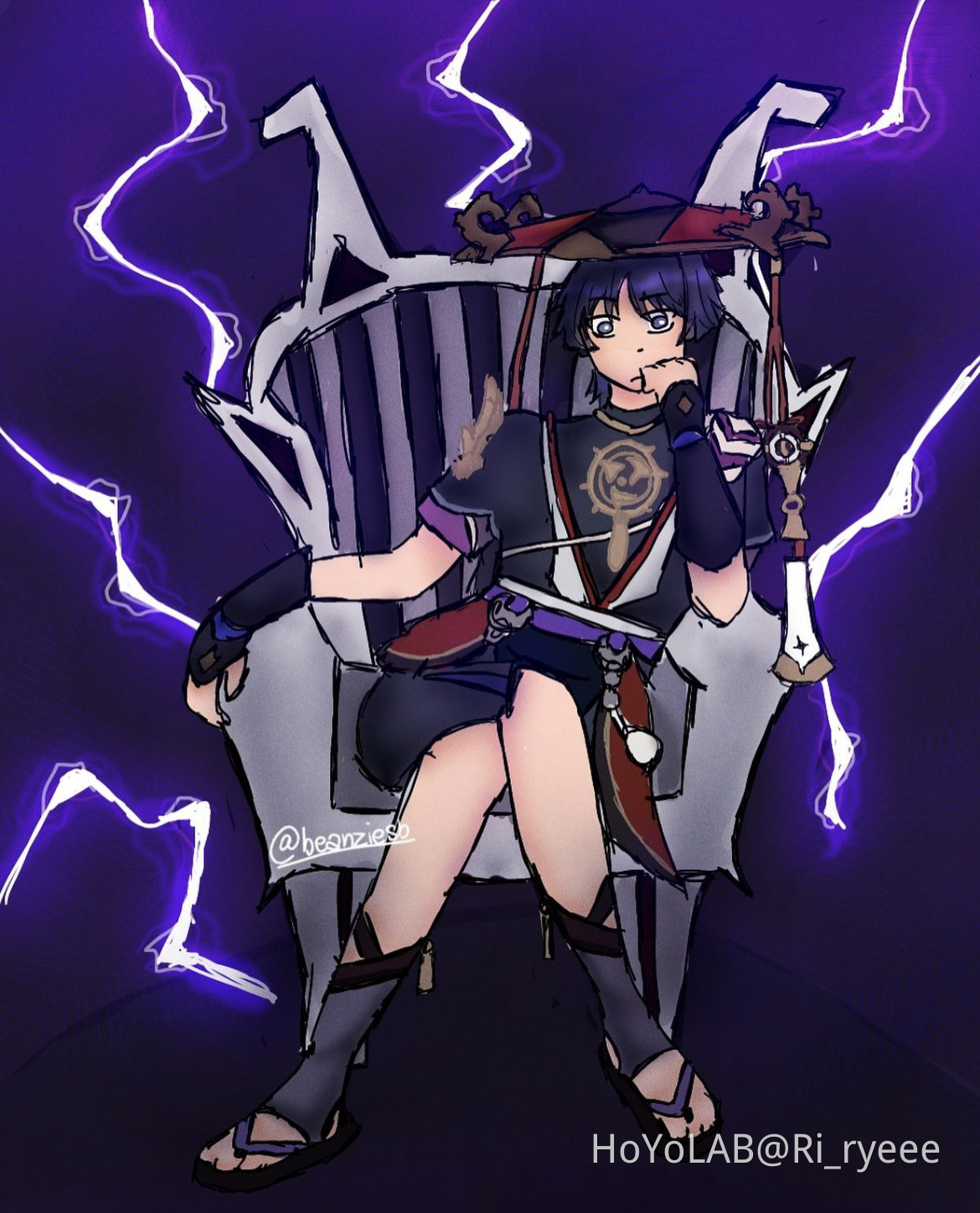 Another lost drawing of Scaramouche Genshin Impact | HoYoLAB