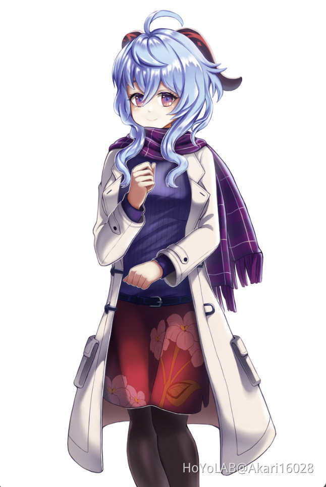 Ganyu modern clothes (IPad) Genshin Impact | HoYoLAB