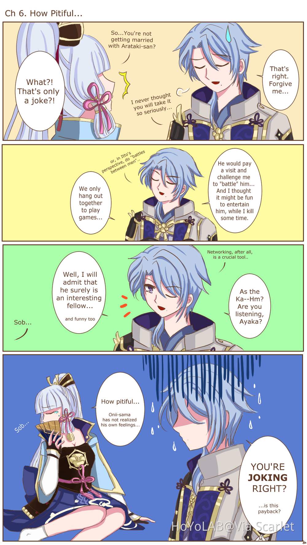 Kayato Ch 6. How Pitiful... Genshin Impact | HoYoLAB