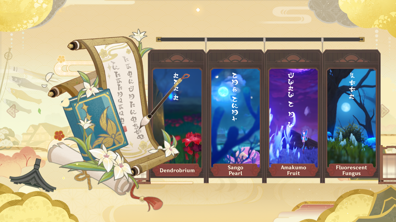 The Moon and Stars Inscribe #1: Inazuman Specialties Genshin Impact ...