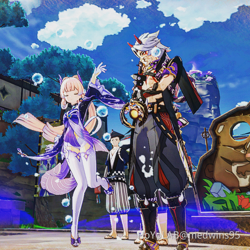 Lovely couple 💙💛 Genshin Impact | HoYoLAB