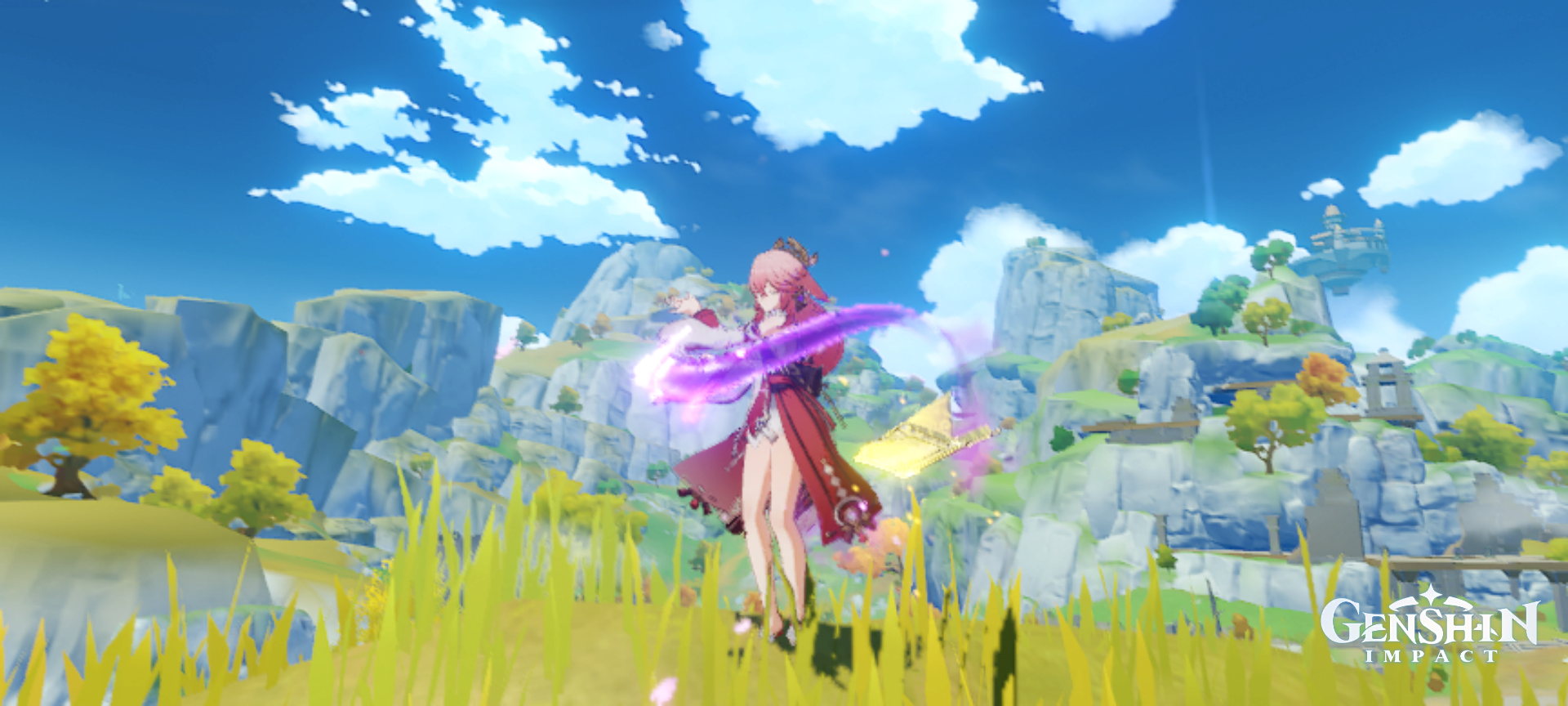 Inazuma Grand Priestess visits the Land of Contracts Genshin Impact ...