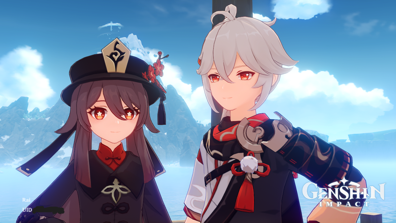 Taking selfies on Beidou's ship. Genshin Impact | HoYoLAB