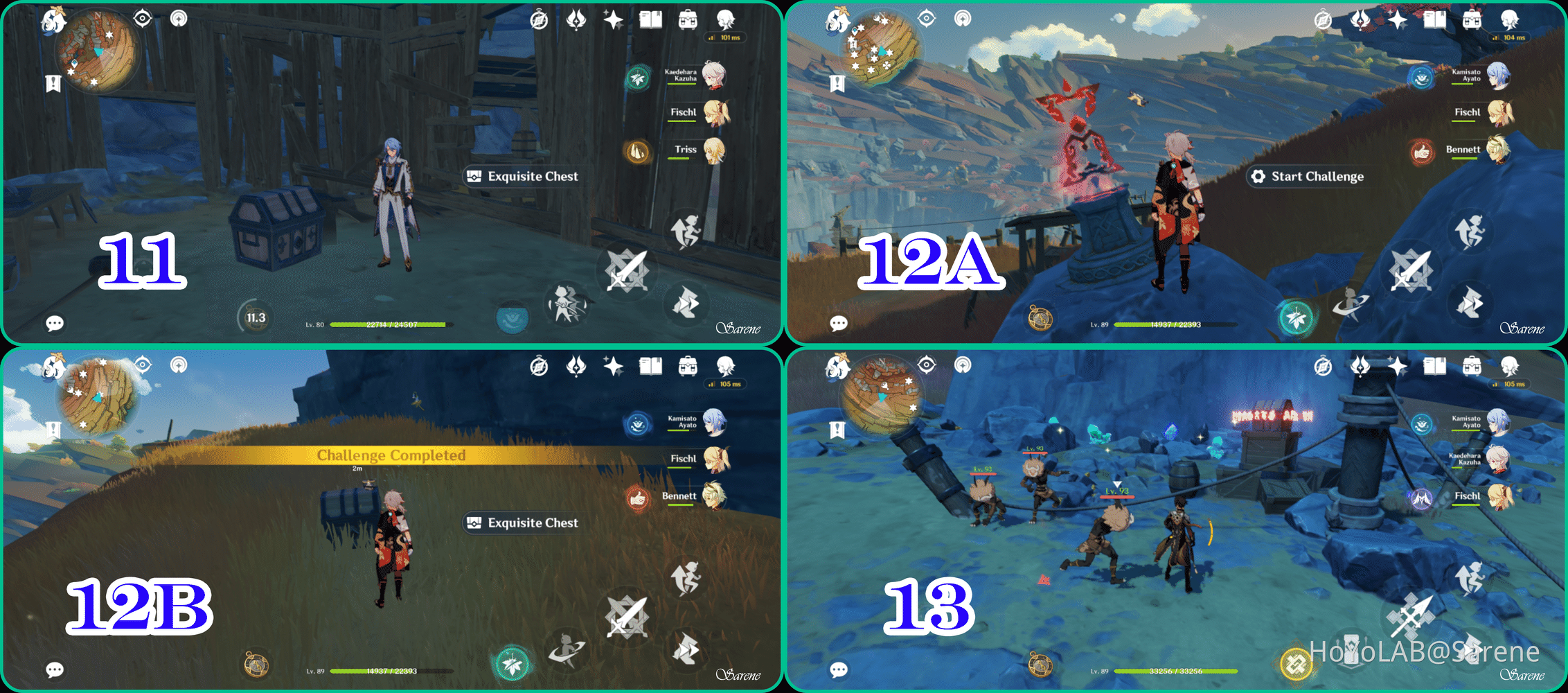 [Version 2.6] All 69 Chasm Exquisite Chests (1233 in Total) Genshin ...