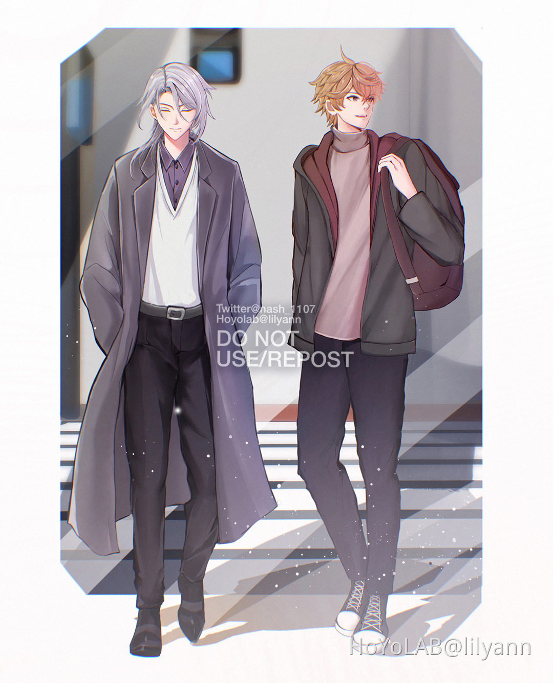 the hydro men in their modern outfit Genshin Impact | HoYoLAB