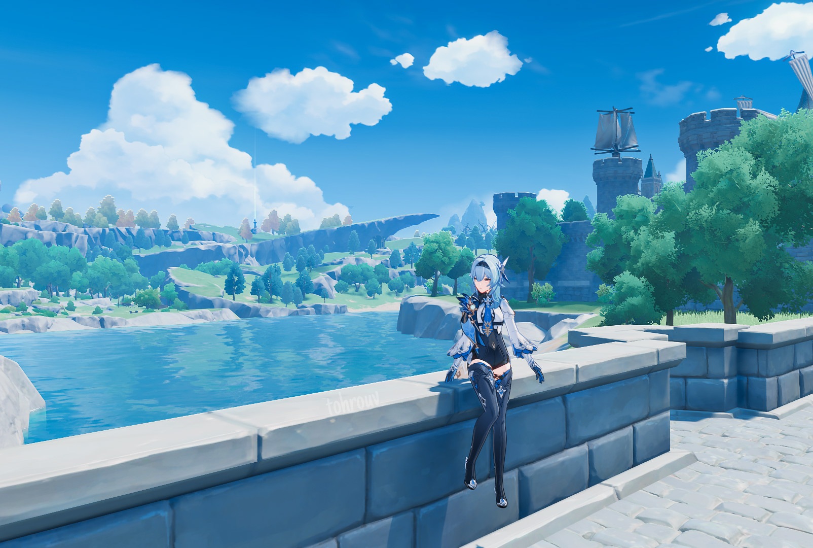 admiring the view Genshin Impact | HoYoLAB