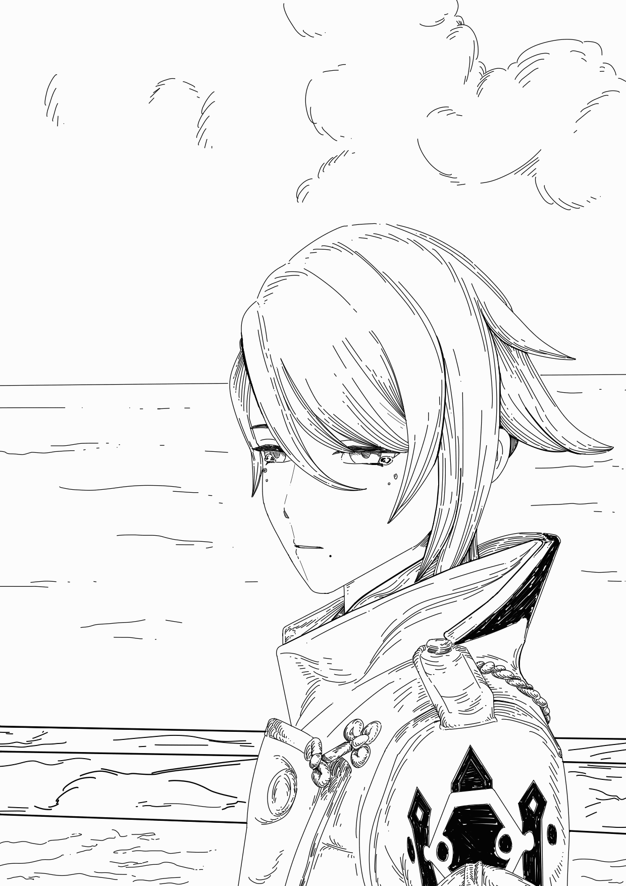 My rendition when Thoma get his vision ^^ Genshin Impact | HoYoLAB