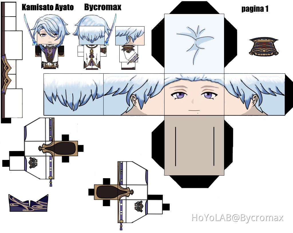 Cubeecraft de Kamisato Ayato Genshin Impact | HoYoLAB