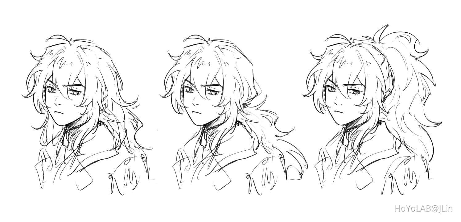 Diluc sketches Genshin Impact | HoYoLAB