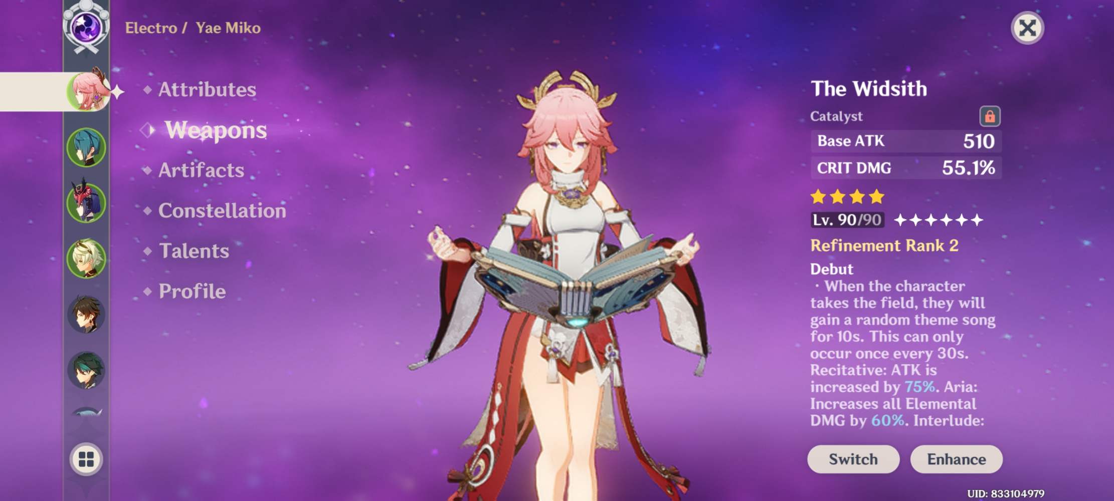 Yae Miko's build showcase Genshin Impact | HoYoLAB