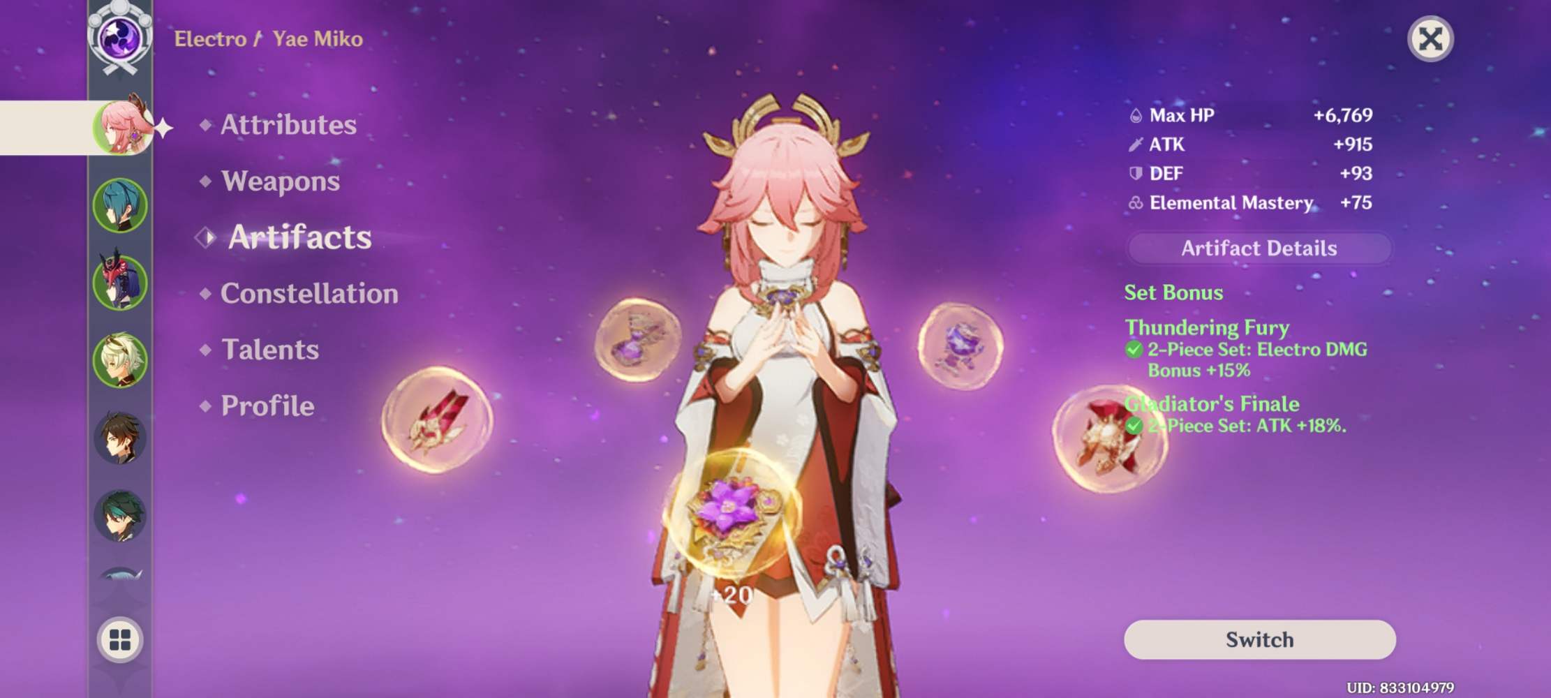 Yae Miko's build showcase Genshin Impact | HoYoLAB
