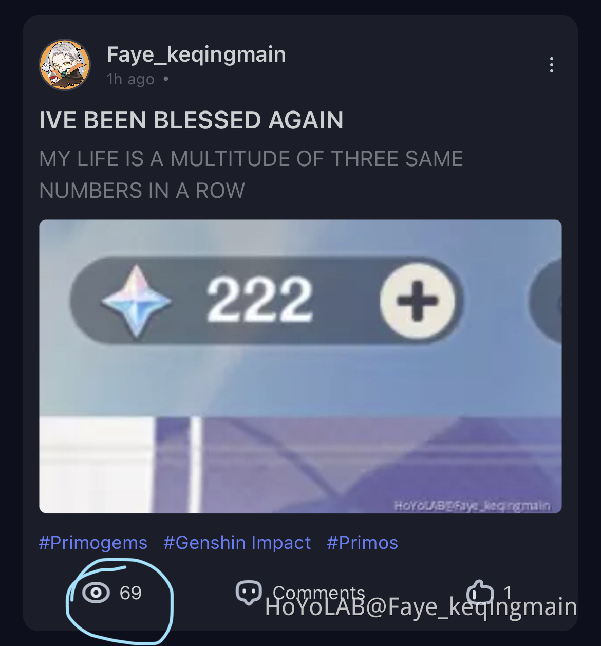 EVEN MORE HOLY NUMBERS | HoYoLAB